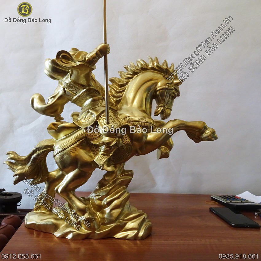 Tượng Quan Công Cưỡi Ngựa 51cm